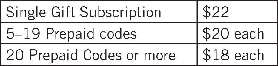 Magazine Gift Program